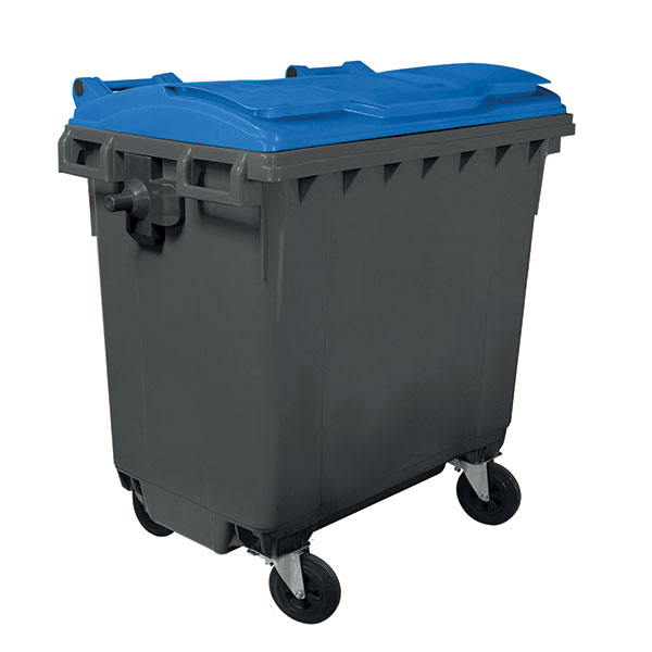 Cassonetto Bicolore 1100lt 1370x1127x1344h - Ecoplast 2000