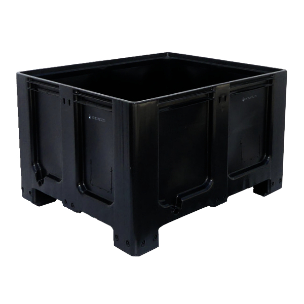 Box 700 pesante HDPE nero - Ecoplast 2000