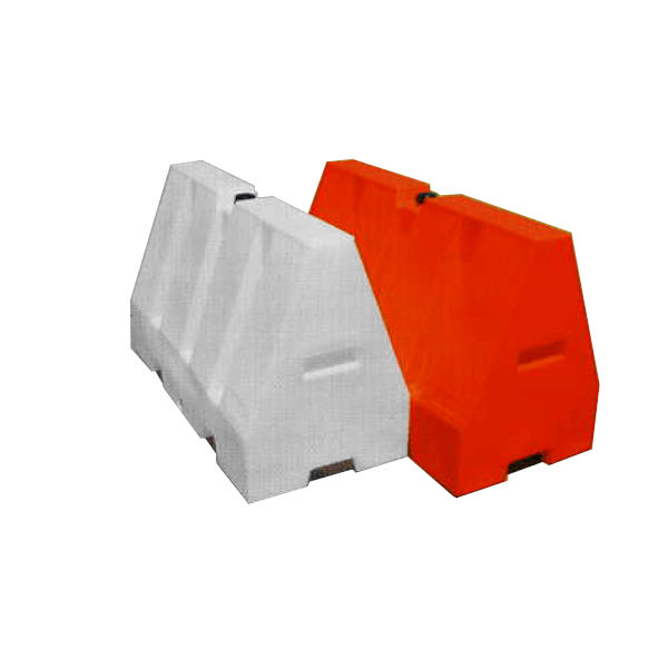 Barriere Stradali 1000x450x750 Rossa/Bianca - Ecoplast 2000