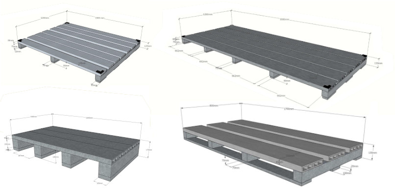 Pallet traversato su misura - Ecoplast 2000