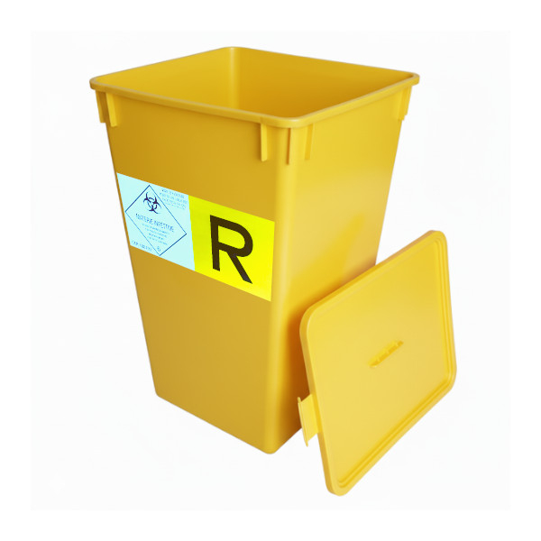 Rifiuti Pericolosi Lt 50 RSP colorato - Ecoplast 2000
